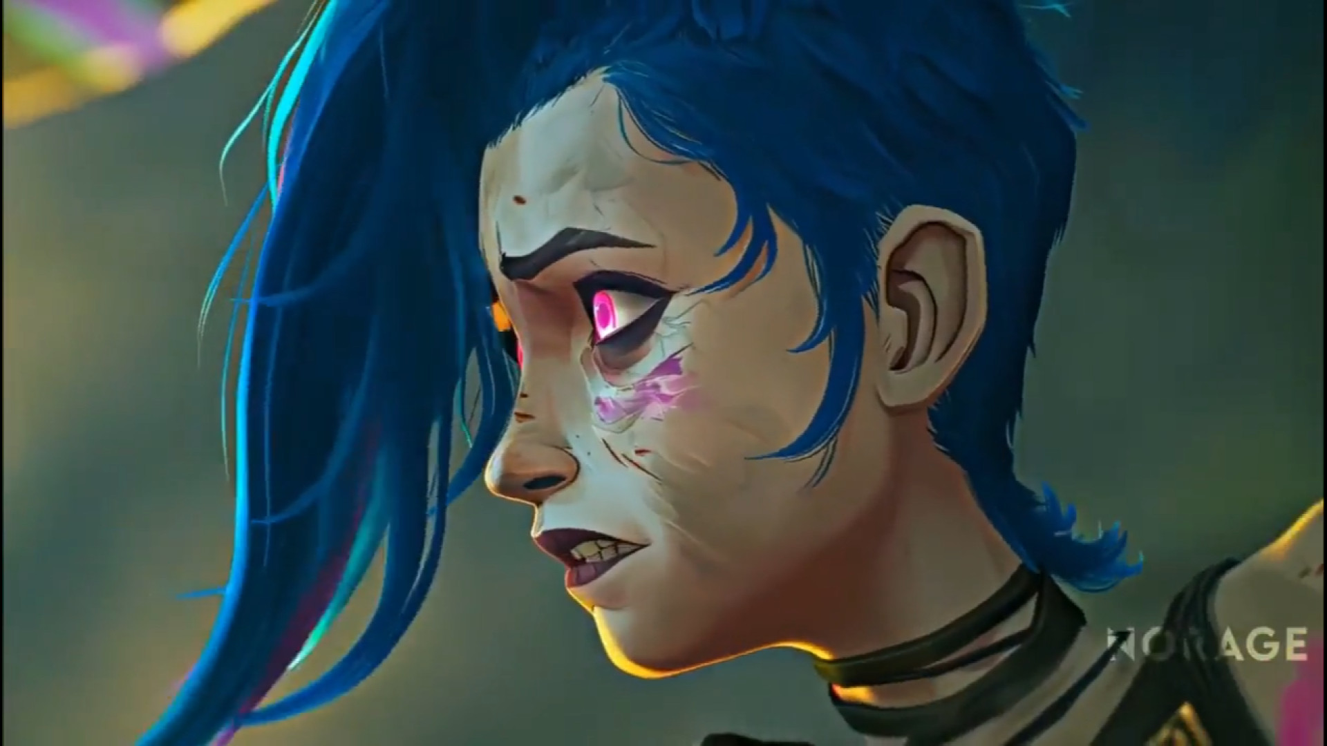 Jinx and Violet. ARCANE