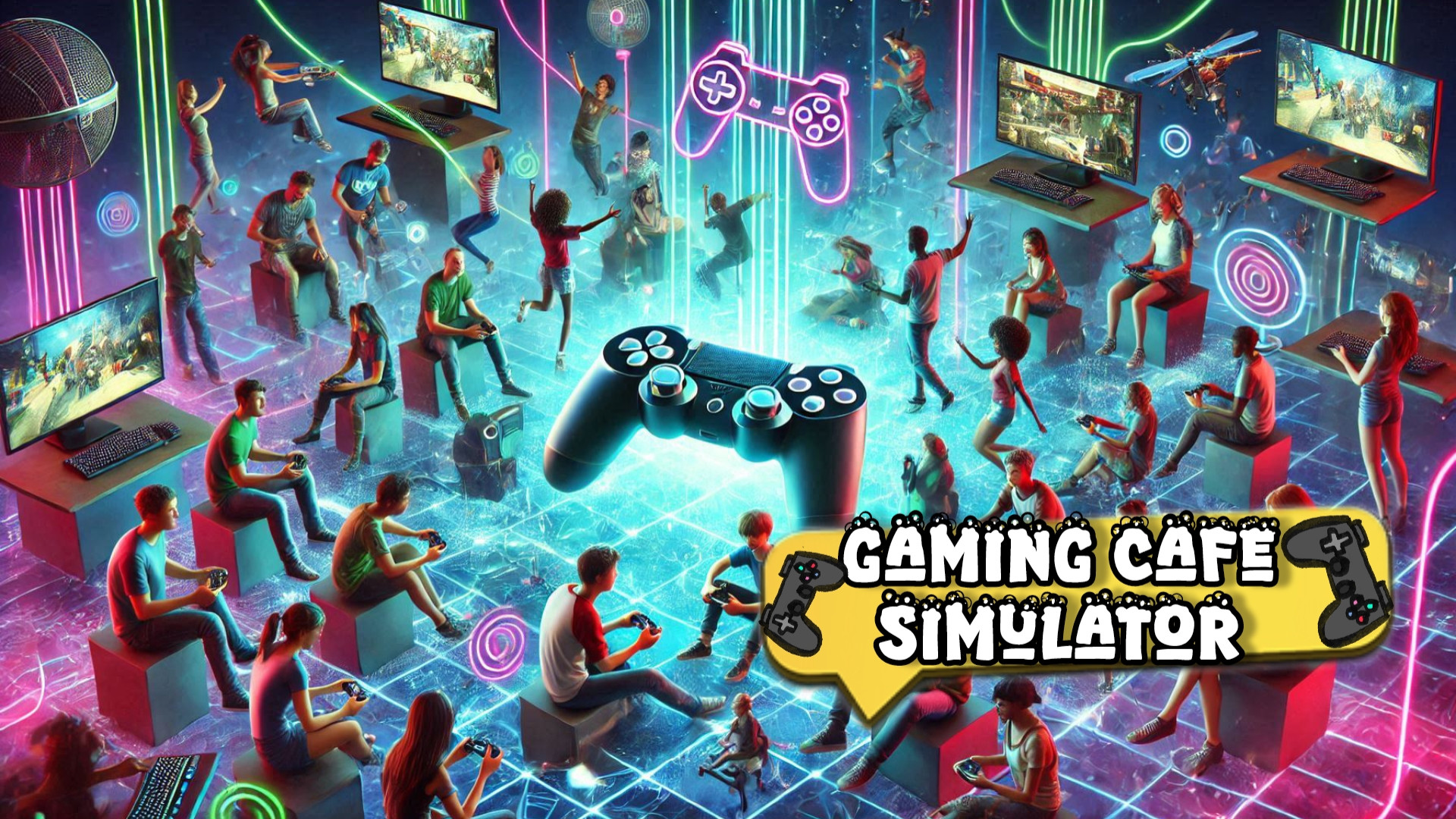 بازی خفن ( gaming cafe simulator ) . خیلی قشنگ شد