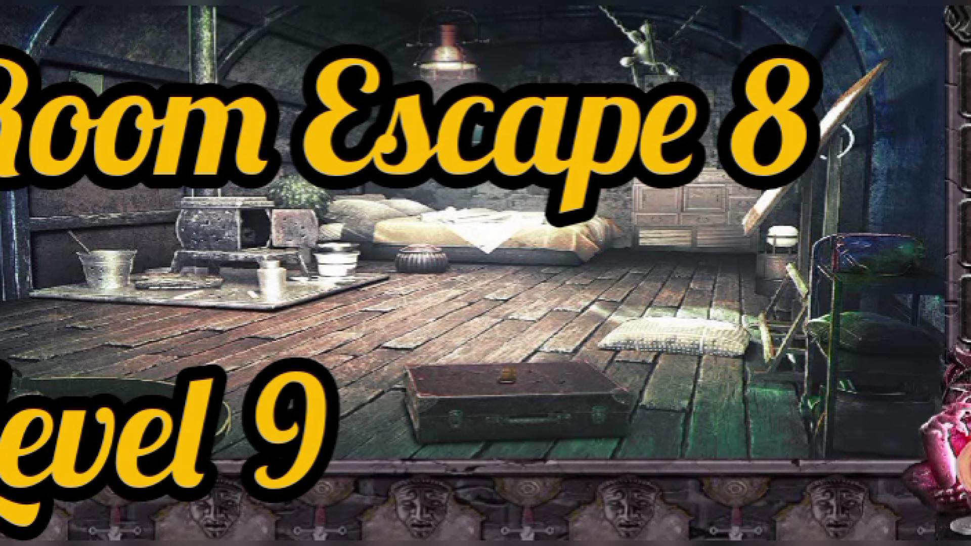 حل مرحله 9 بازی can you escape the 50 room 8 level 9 walkthrough