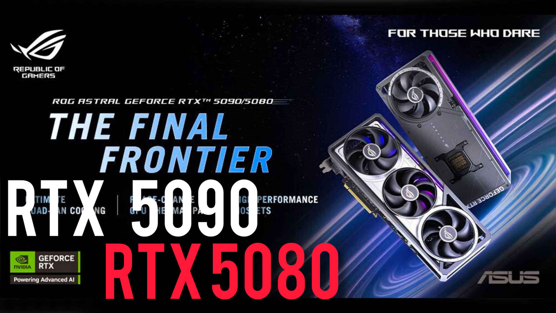 معرفی کارت گرافیک ROG Astral GeForce RTX 5090/5080 - پیشرفته‌ترین مرز ...