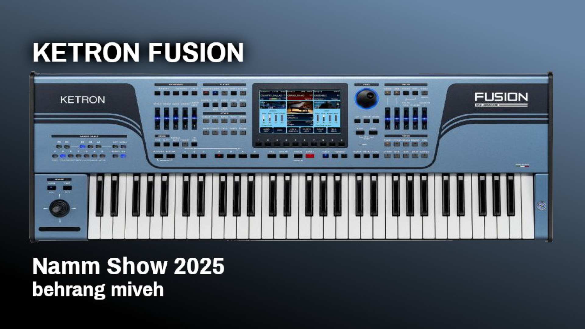 رونمایی Ketron Fusion