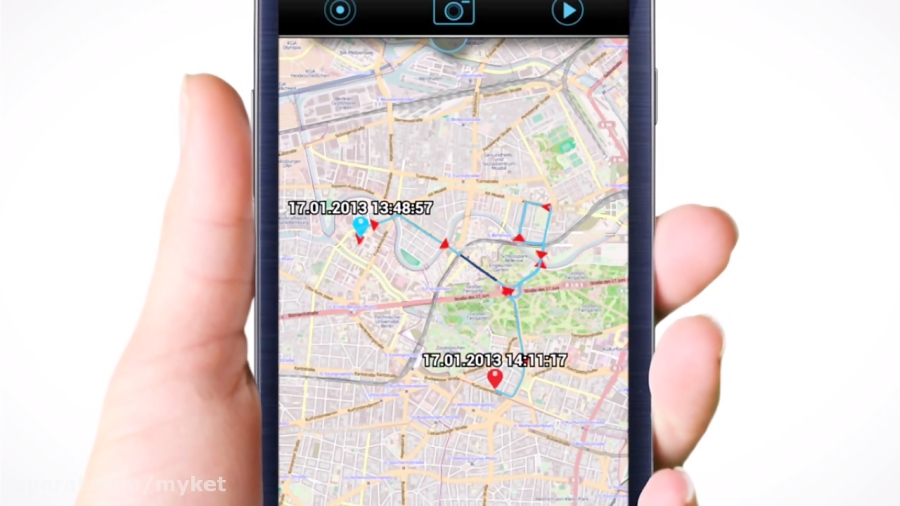 inViu routes - GPS Tracking Android App
