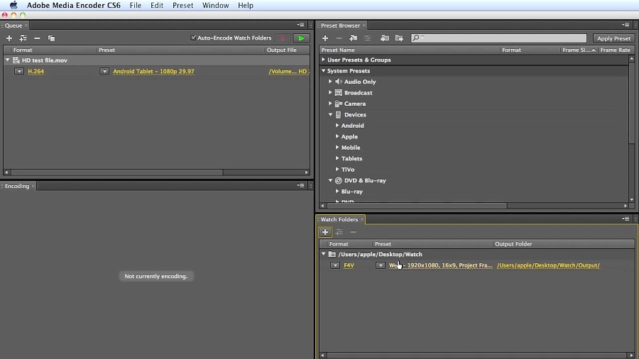 Tutorial: Adobe Media Encoder CS6