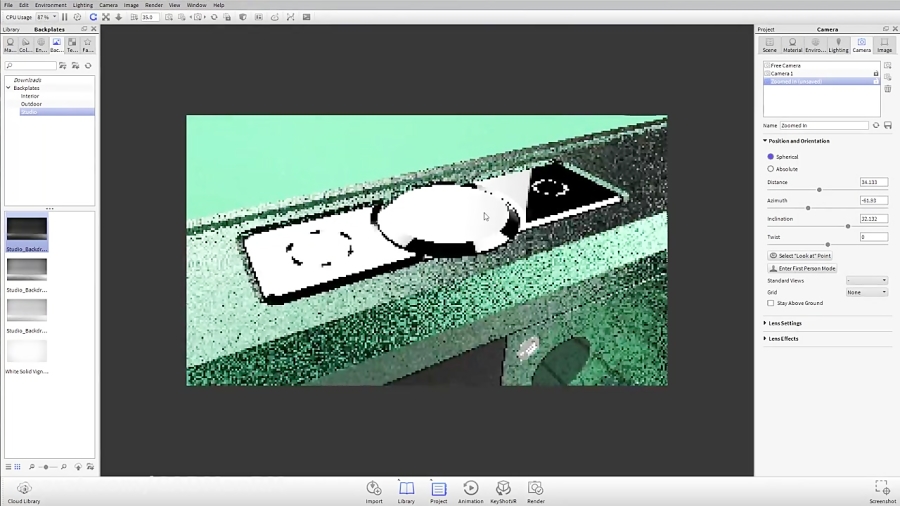 KeyShot 6 Overview: 8 - Camera Settings