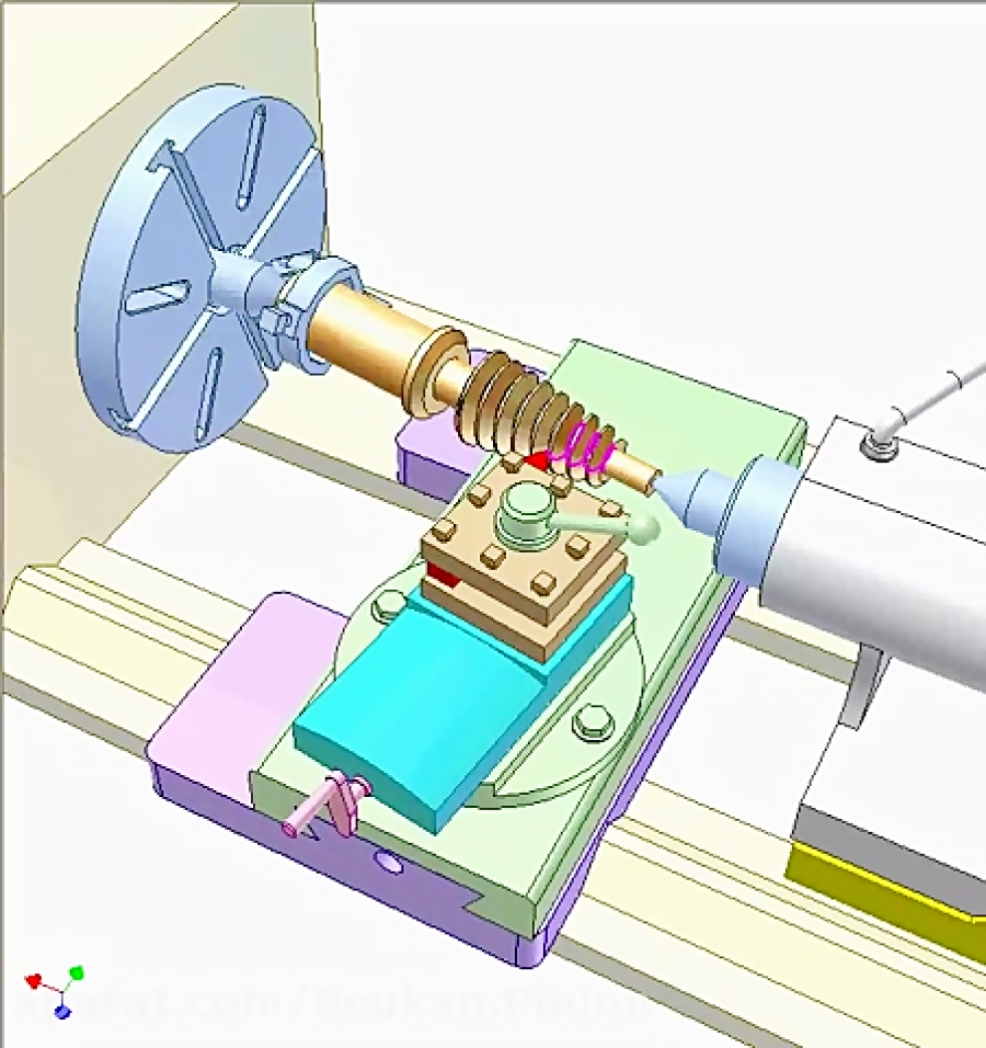 Taper thread turning 3