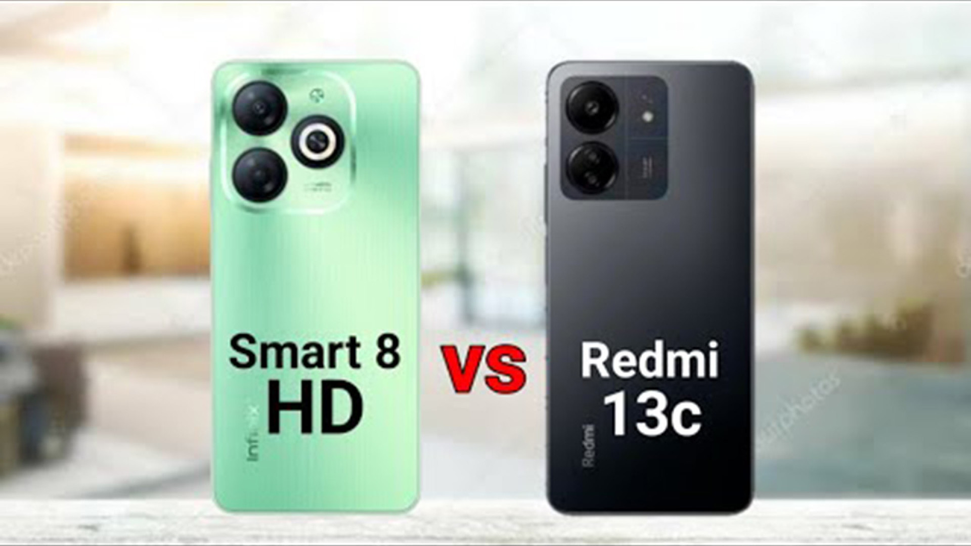 مقایسه گوشی های Redmi 13c و Infinix Smart 8 HD