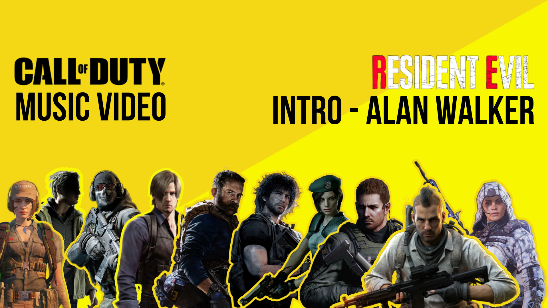Call Of Duty Resident Evil Music Video/Intro - Alan Walker
