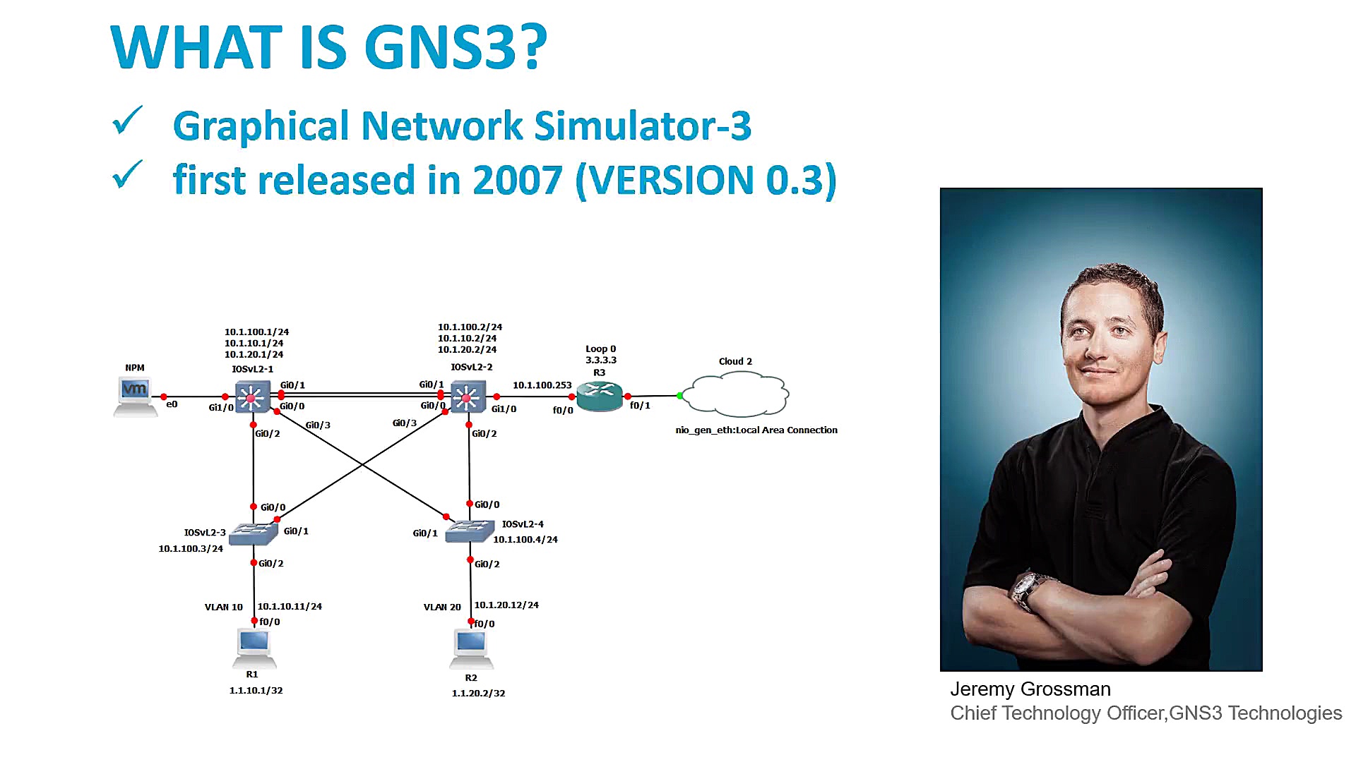 ? Why use GNS3