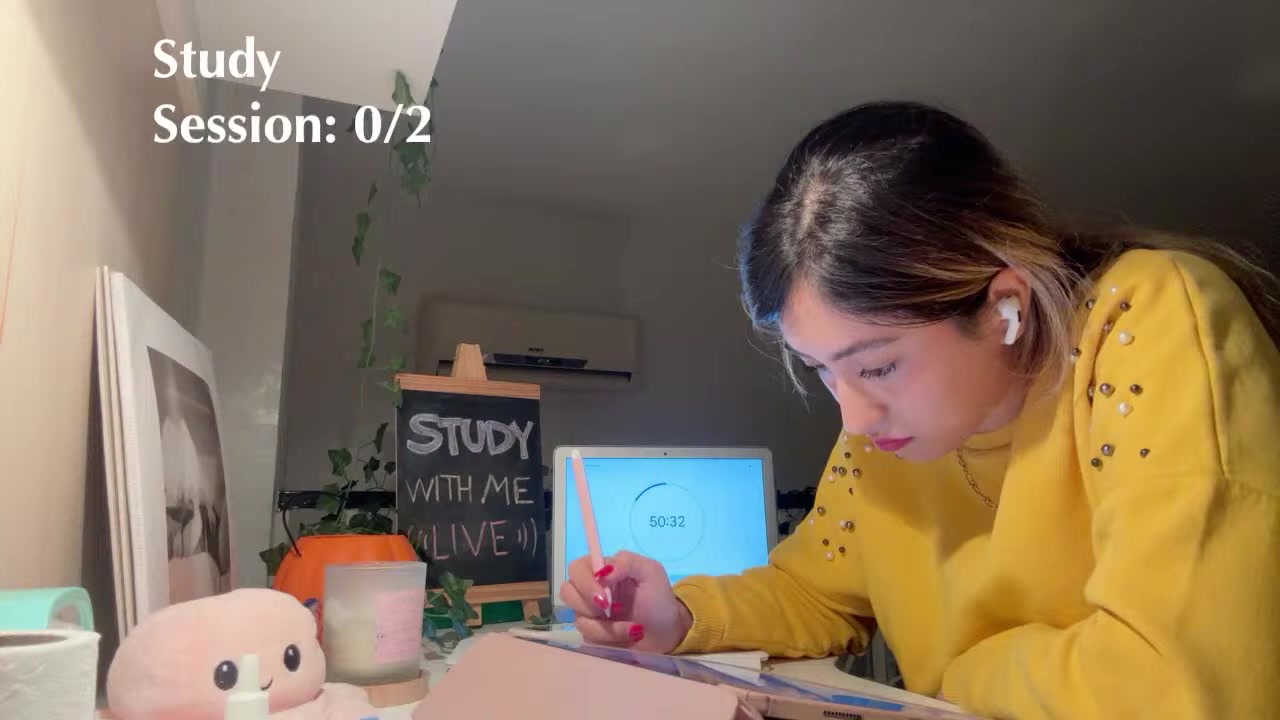Study With Me Live Stream - 2 hours
