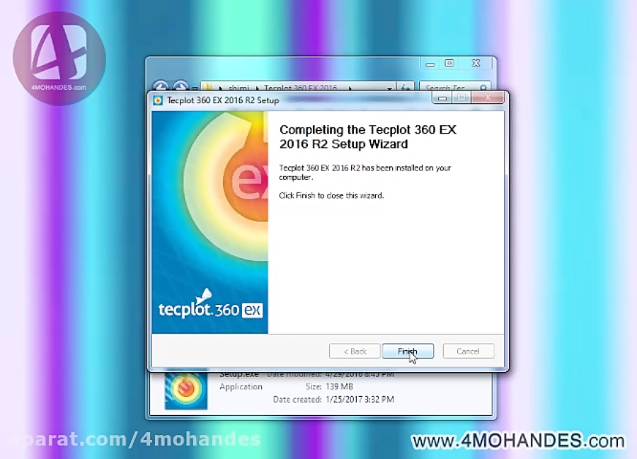 راهنمای نصب نرم افزار Tecplot 360 EX [4MOHANDES.com]