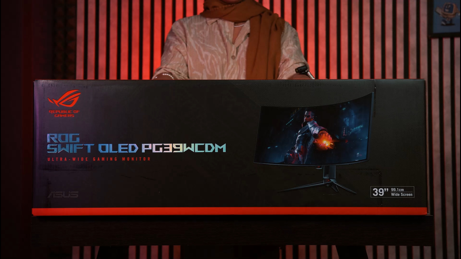 انباکس ASUS ROG PG39WCDM – مانیتور OLED خمیده با 240Hz!