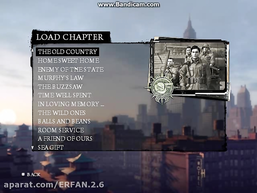 مراحل CHAPTER در MAFIA 2