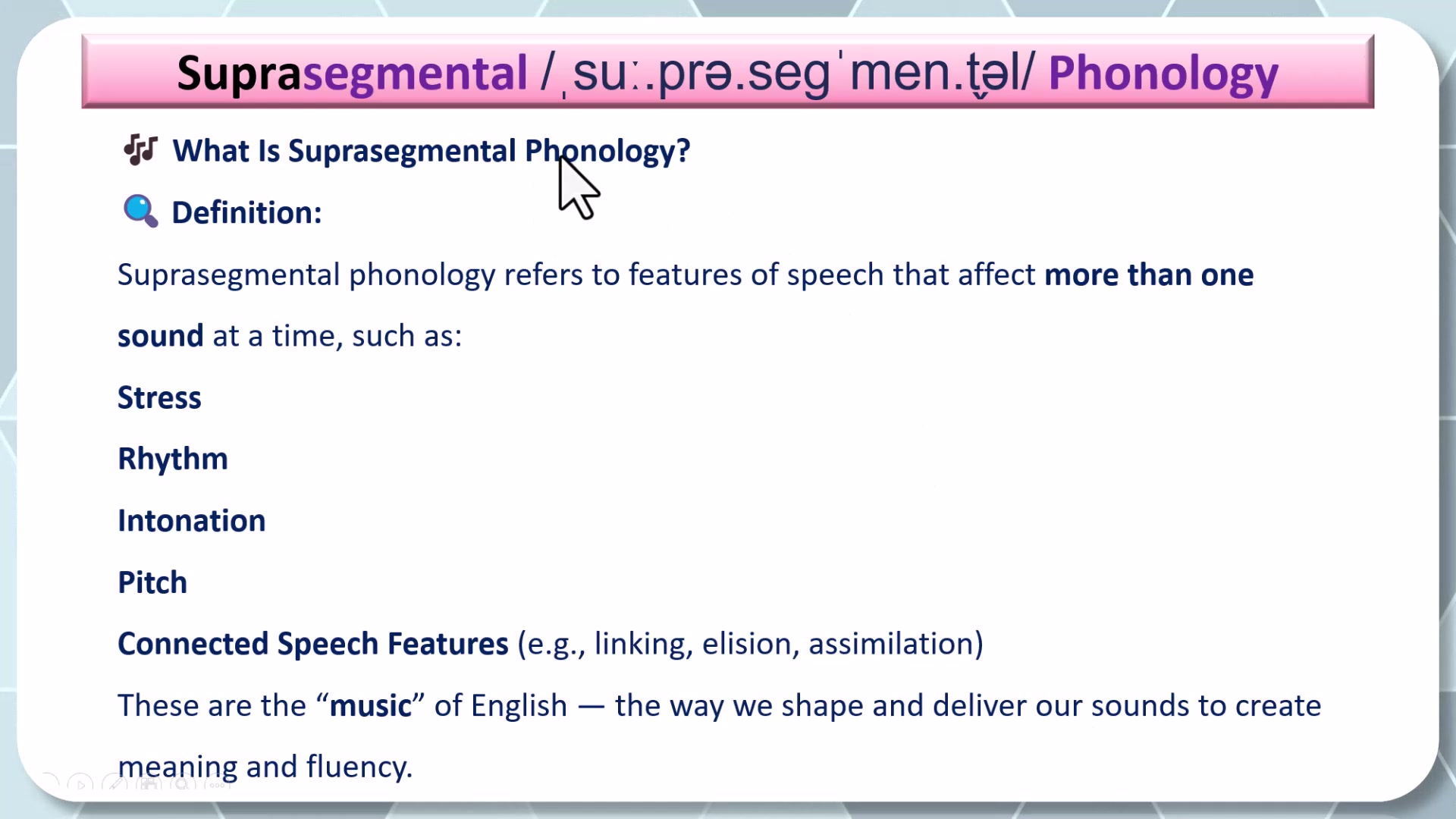 North American English (NAE) Segmental Phonology, Part 1