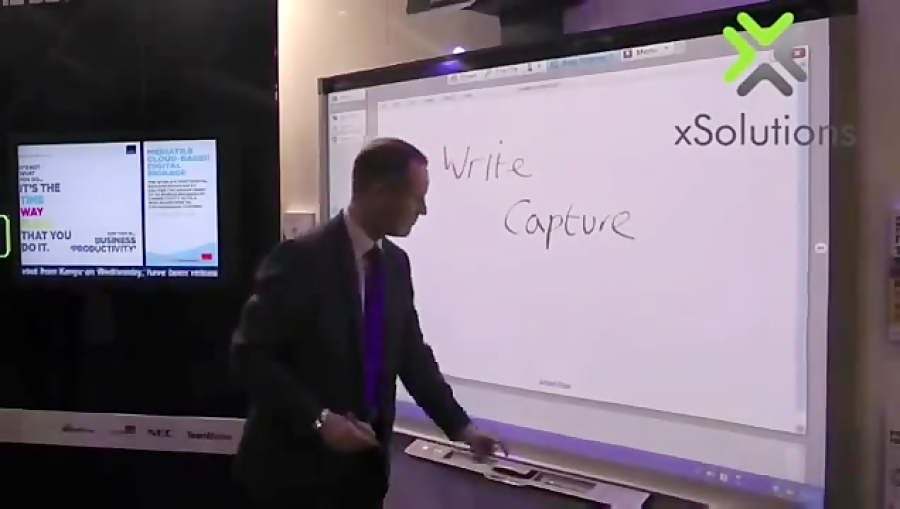 SMART Board 885ix interactive whiteboard demo