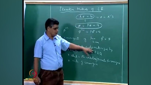 Mod-05 Lec-25 Basic iterative methods for linear algebraic equations