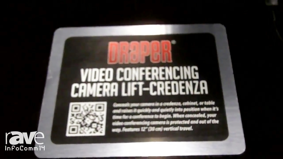 InfoComm 2014: Draper Presents Video Conferencing Camera Lift Credenza ...