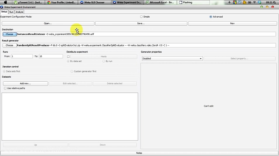 Weka Tutorial 36: Learning Curve 1 (Model Evaluation)
