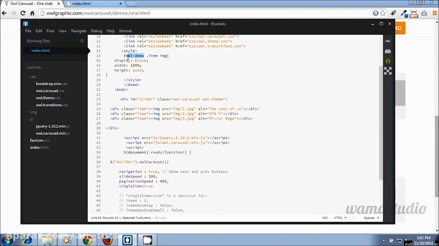how to use owl carousel as image slider (Quick Video)