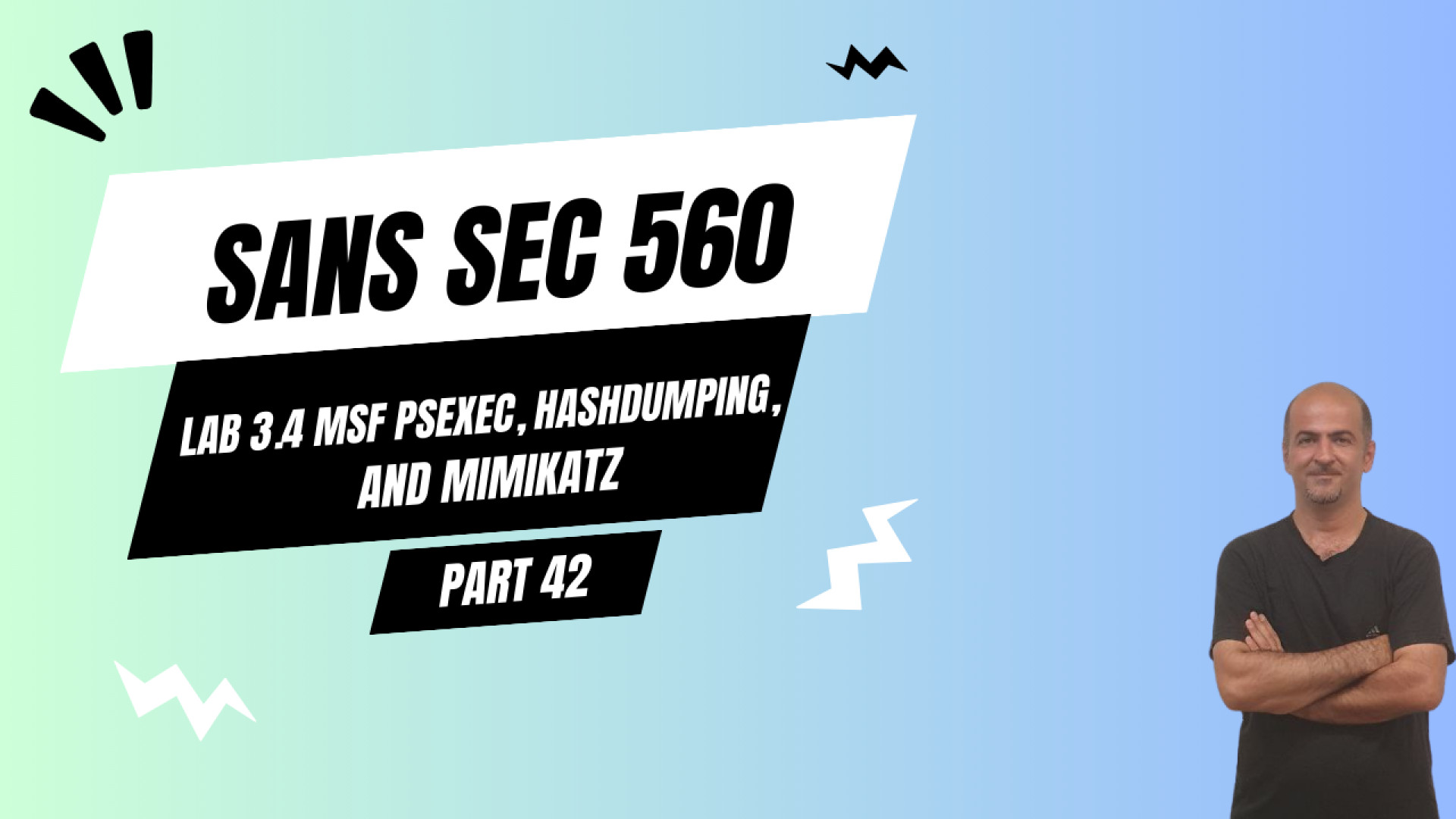 آموزش دوره رایگان SANS SEC 560 - قسمت ۴۲: Lab 3.4 اجرای psexec و Mimikatz