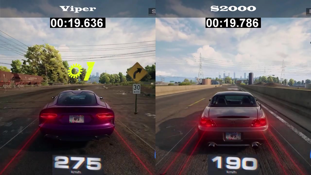 درگ بین SRT Viper و Honda S2000 در NFS Unbound - کدام سریع تر است ...
