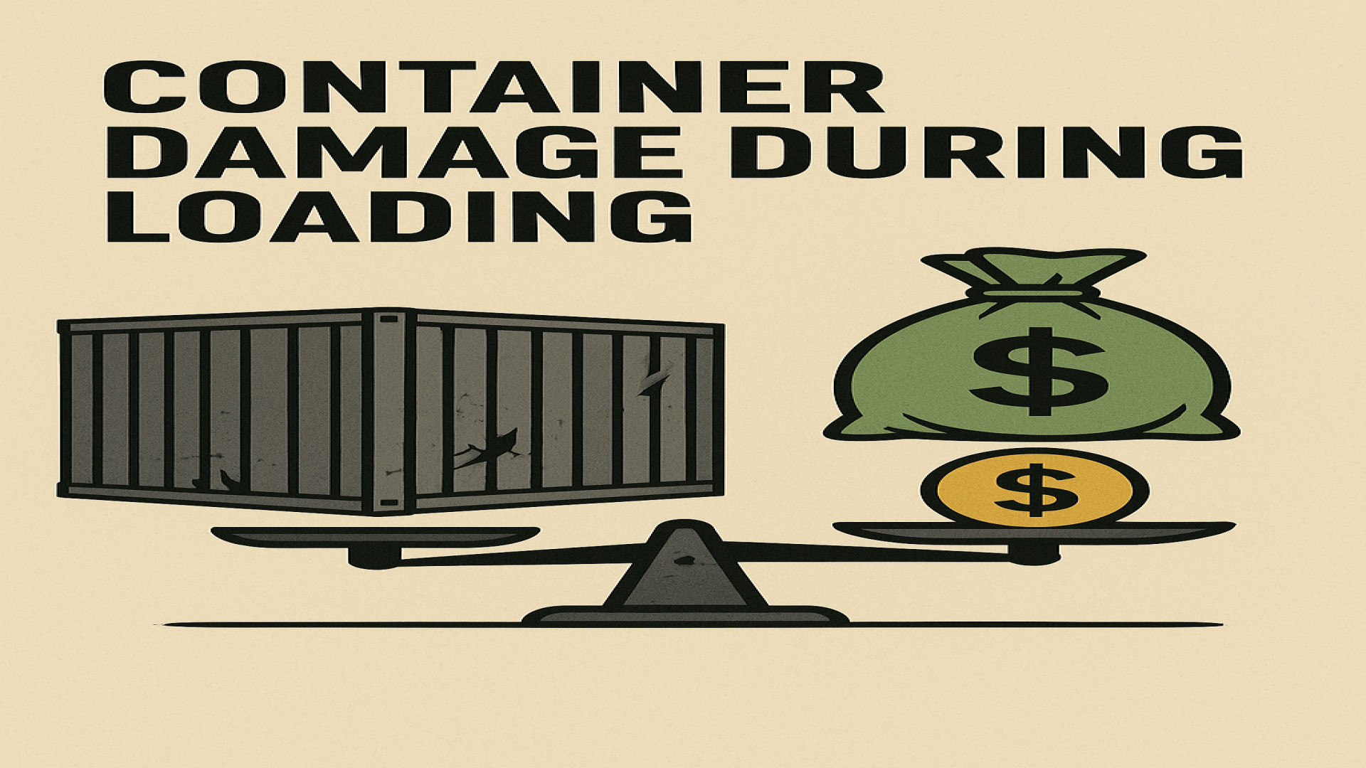 Container Damage buring loading