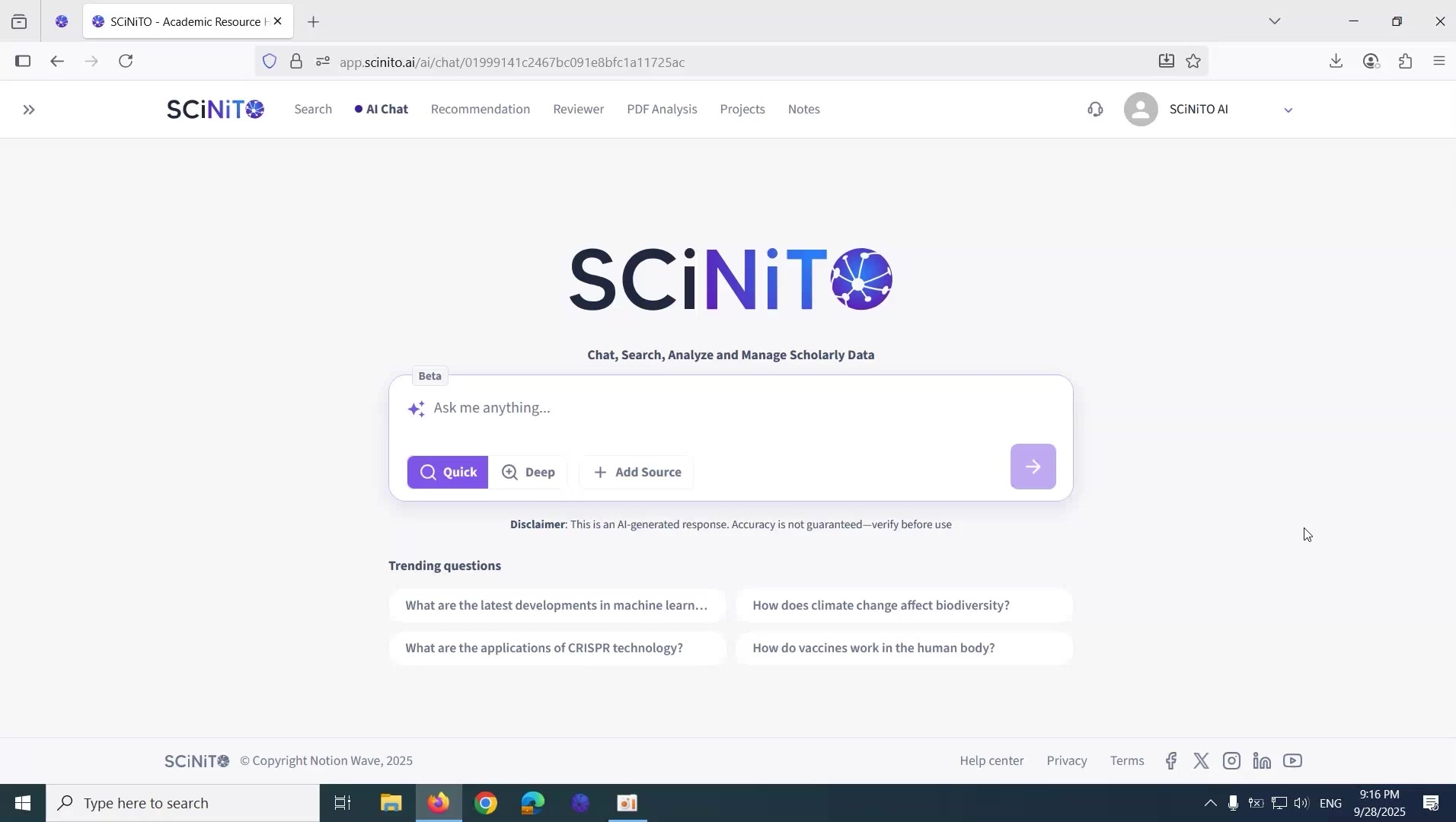 آپارات | SCiNiTO.ai