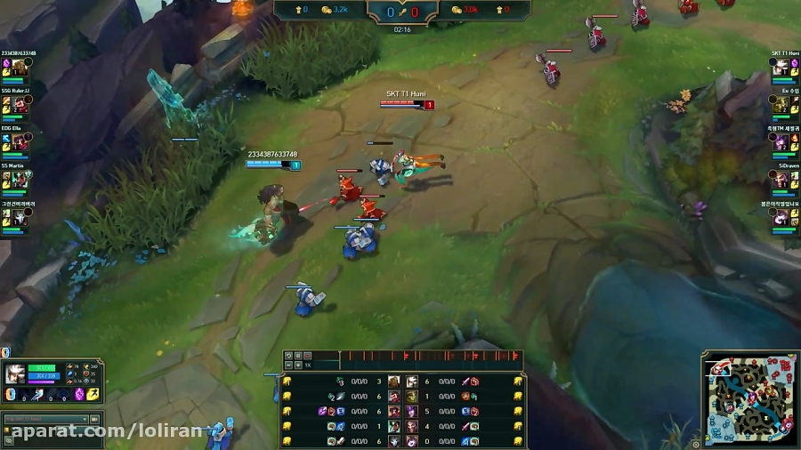 SKT T1 Huni - Camille vs Illaoi - KR LOL Challenger 649LP | 후니 카밀