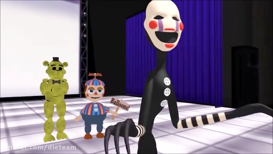 (MMD x FNAF)Drop it low (puppet/marionnette)