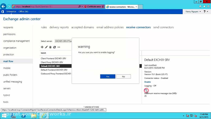 Exchange 2016 Part 4: Planning and Configuring Message Transport
