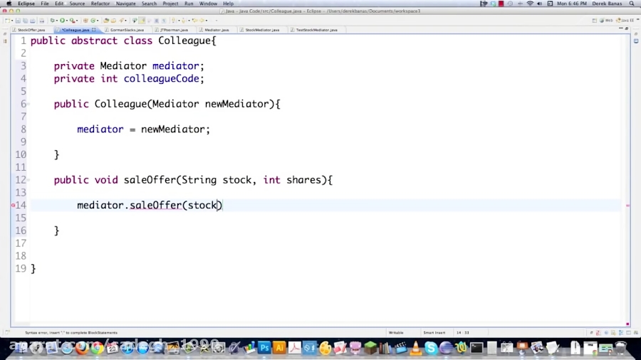Mediator Design Pattern