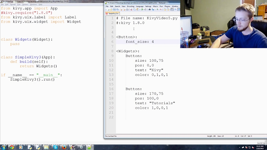 Kivy with Python tutorial Part 5 - Dynamic Resizable Placement