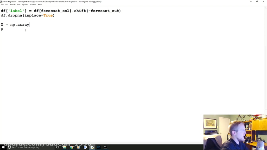 Regression Training and Testing - Practical Machine Learning Tutorial ...
