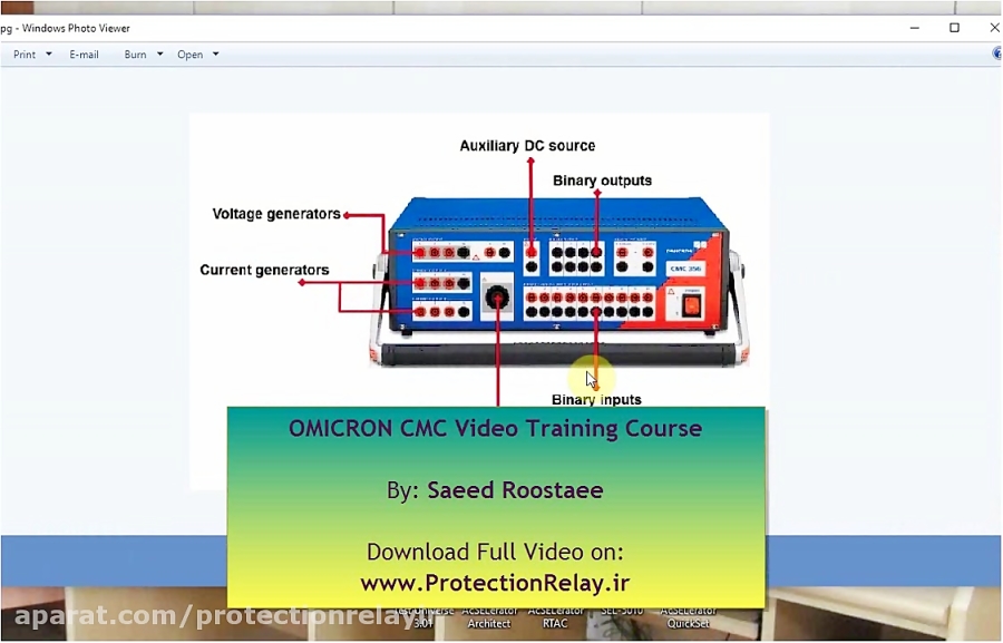 OMICRON CMC آموزش