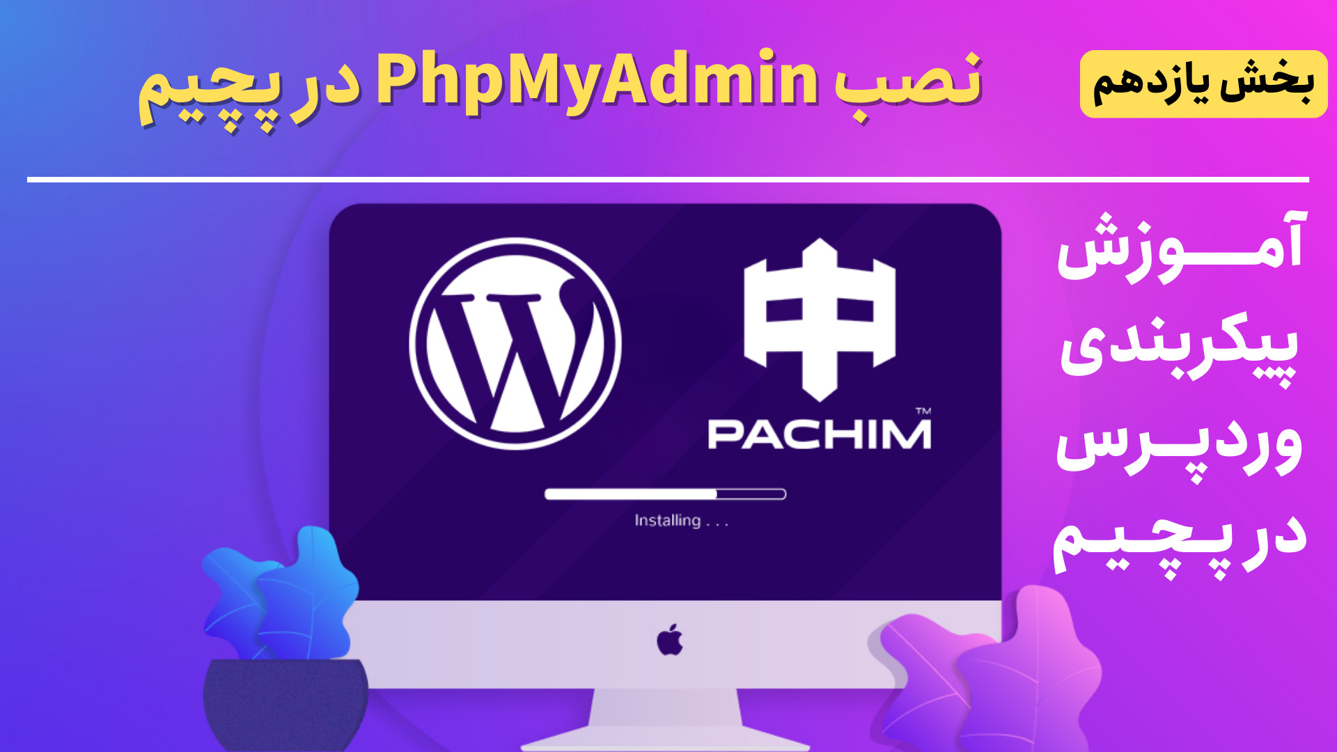 11) نصب PhpMyAdmin در پچیم