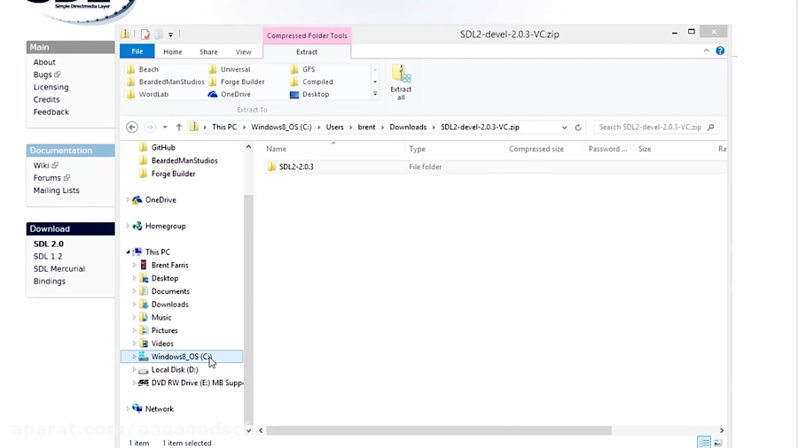 C SDL 01: Setting up SDL and Window Setup