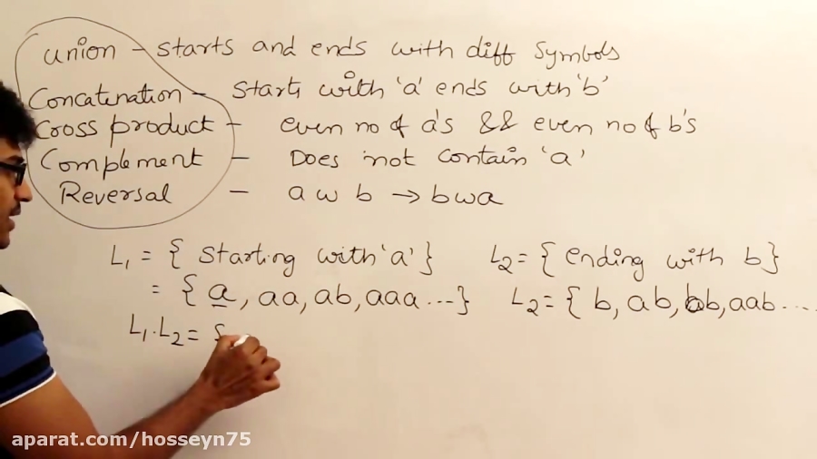 Theory Of Computation 31, DFA Union,Concatenation, Cross product, Complementaion,Reversal