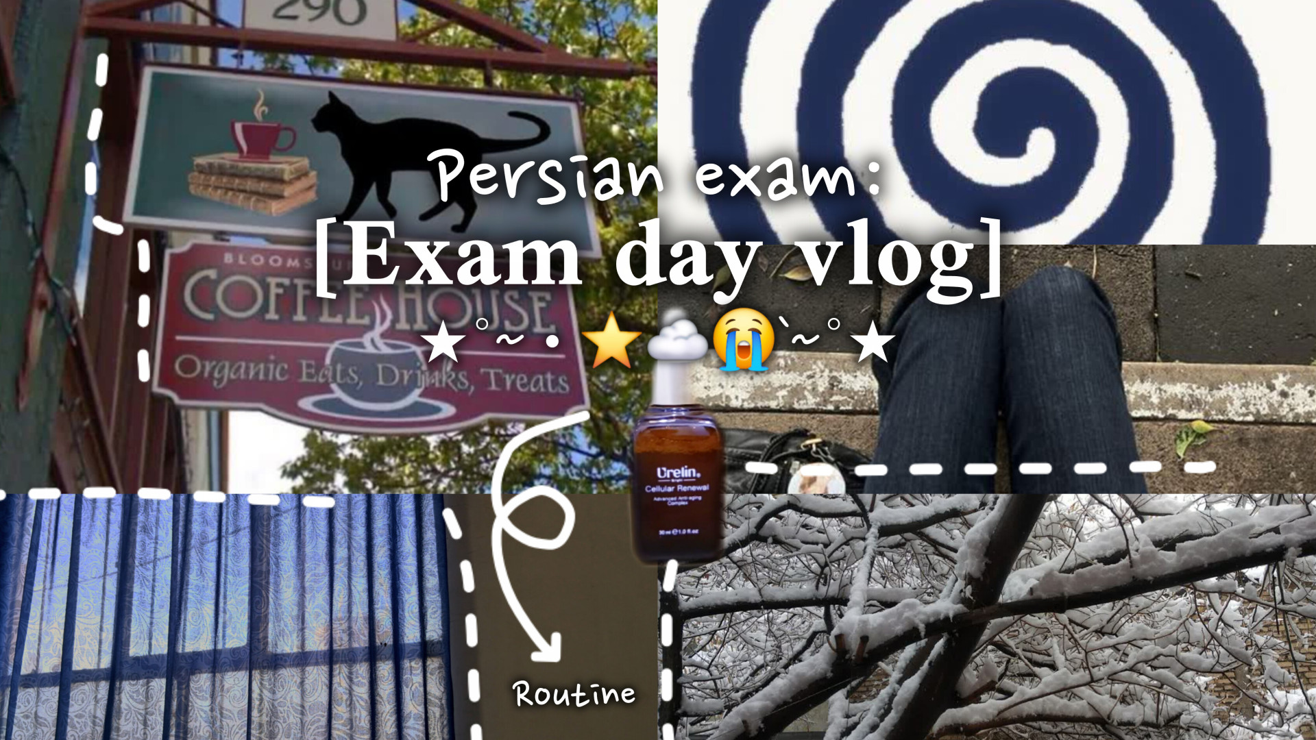 اسکول ولاگ/study vlog/online class/routine