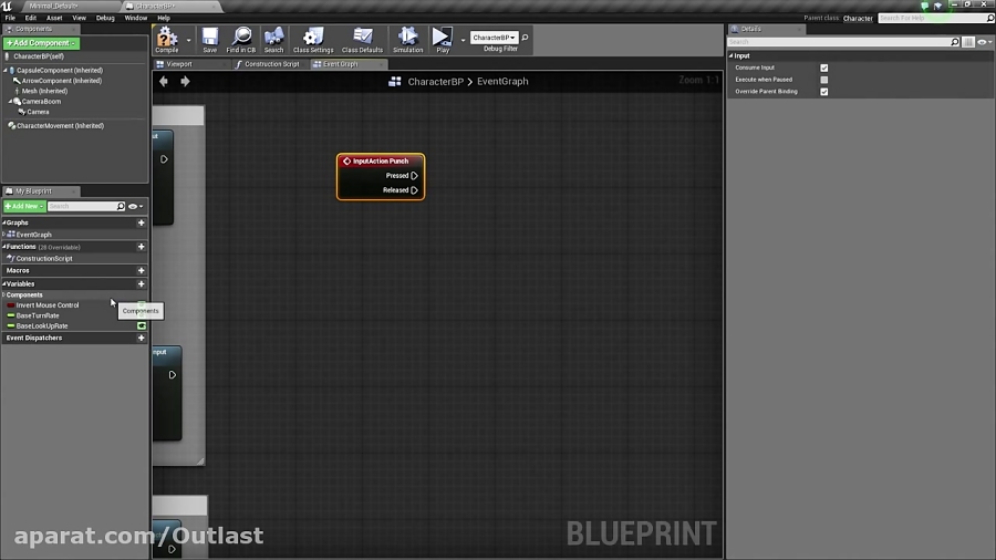 BP 3rd Person Game: Animation BP Punching Setup | 18 | v4.8 Tutorial Series | Un