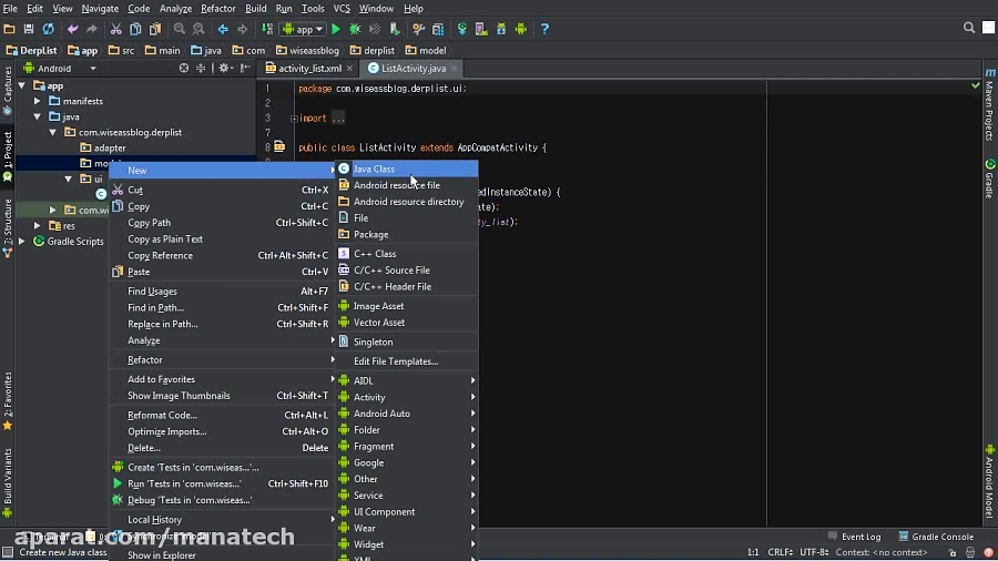Android RecyclerView Tutorial: Basic RecyclerView - Part 2a