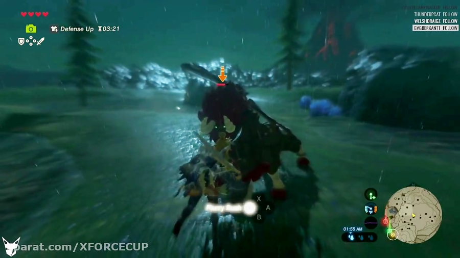 Legend of Zelda: Breath of the Wild Lynel Centaur Fight Zora's Domain