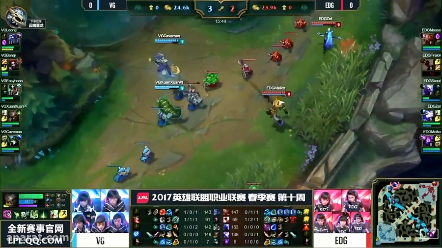 Vici Gaming vs EDG Highlights All Games - LPL Spring 2017 W10D2 - VG vs EDG All Games