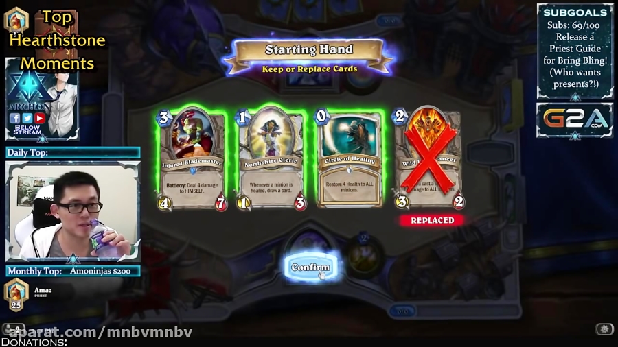 Hearthstone - Pros Lose to Rank 25 - Funny moments