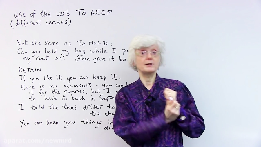 10 ways to use the verb 'KEEP' in English