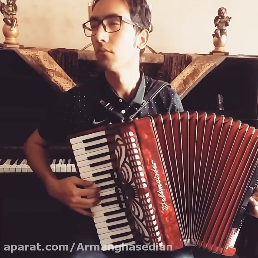 A folk music by arman ghasedian's accordion