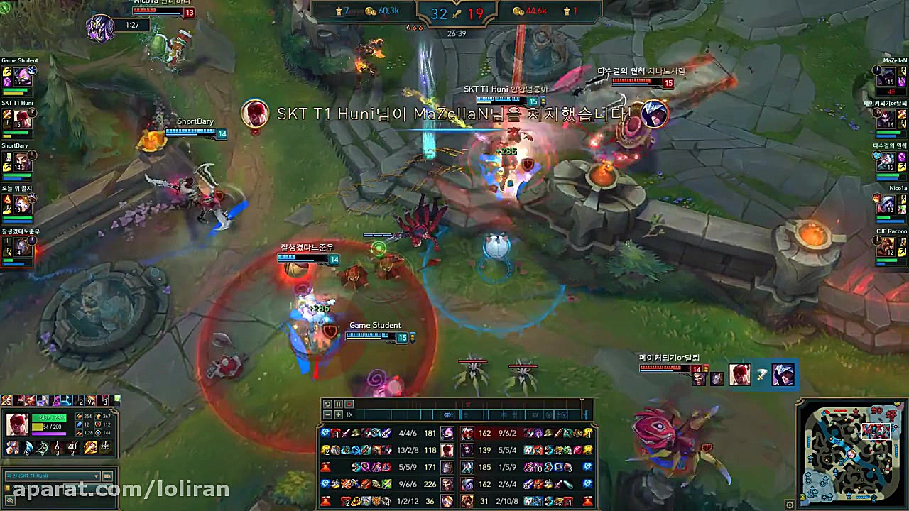 SKT T1 Huni - Lee Sin Jungle - KR LOL Master 393LP | 후니 리신