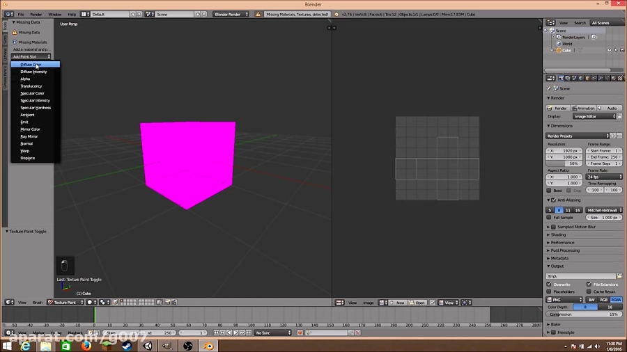 Blender to Unity: How to Materials