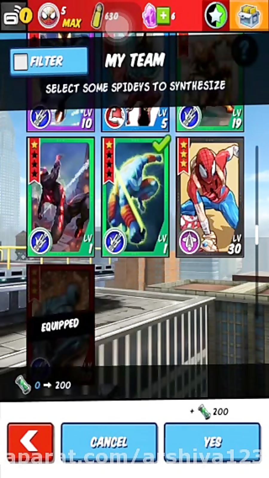 گیم پلی بازی spiderman runing