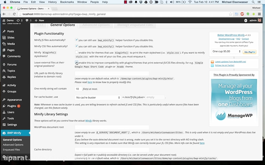 How to minify and compress assets in your WordPress theme