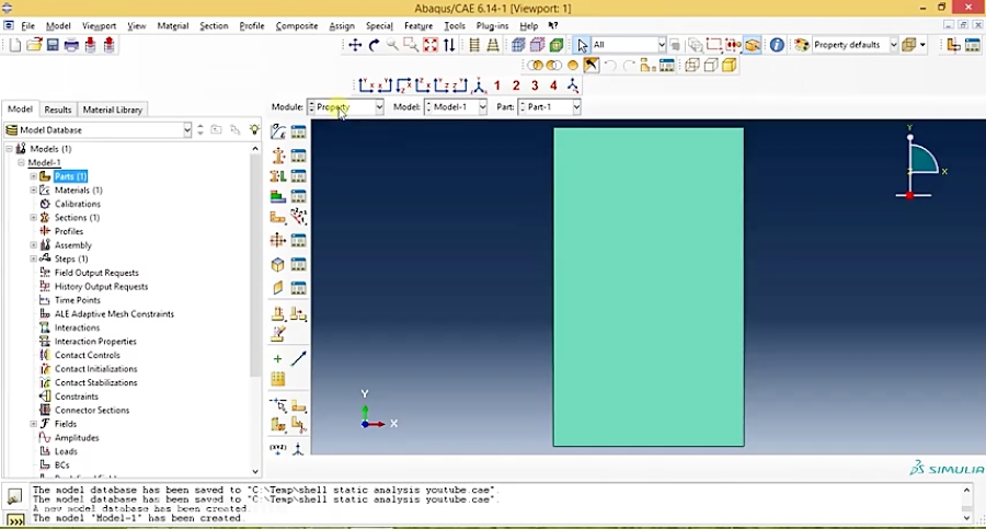 Abaqus Tutorial Video -Linear Buckling analysis of a plate