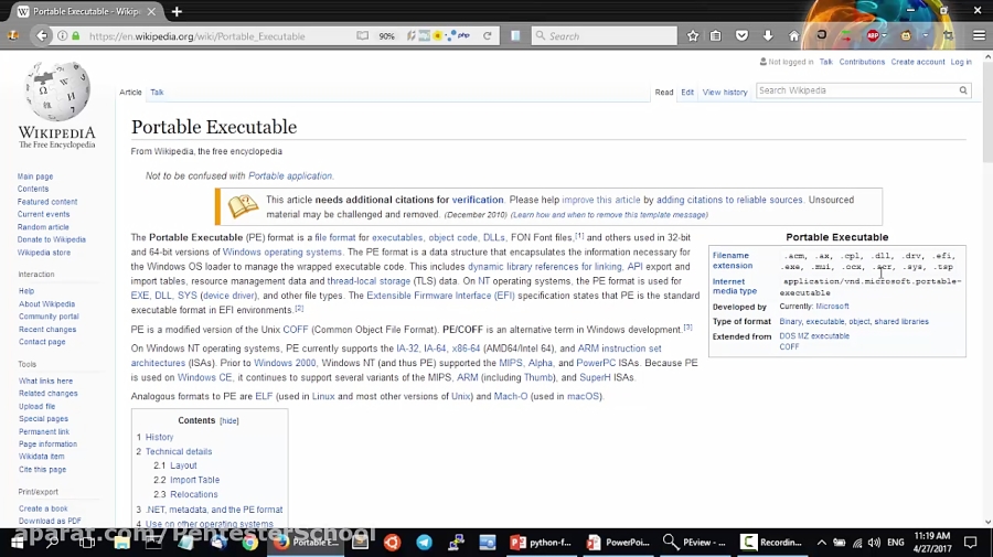 23 - بررسی ساختار پرونده های Portable Executable یا PE